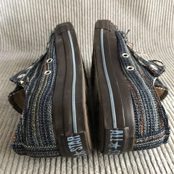 Converse | Shoes | Converse All Stars Low Top Sneakers Brown Blue Tweed ...